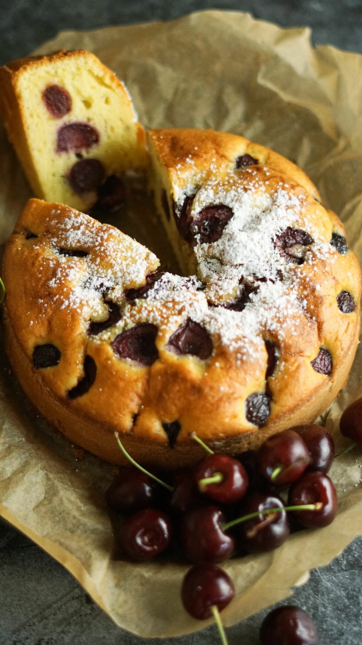 Erstaunlich Kirschkuchen Rhrteig Springform Bilder